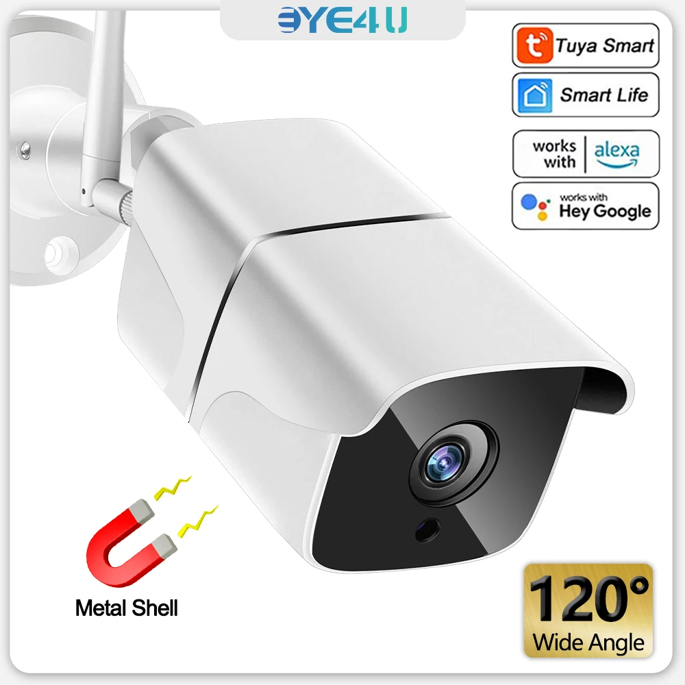 Tuya-Bullet-IP-Camera-Outdoor-120-Wide-Angle-1080P-Security-Cameras ...
