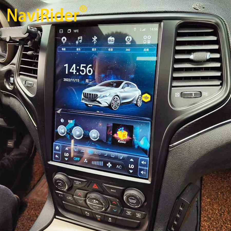 For-Jeep-Grand-Cherokee-2017-2-Din-Car-Multimedia-Stereo-Radio-Android ...