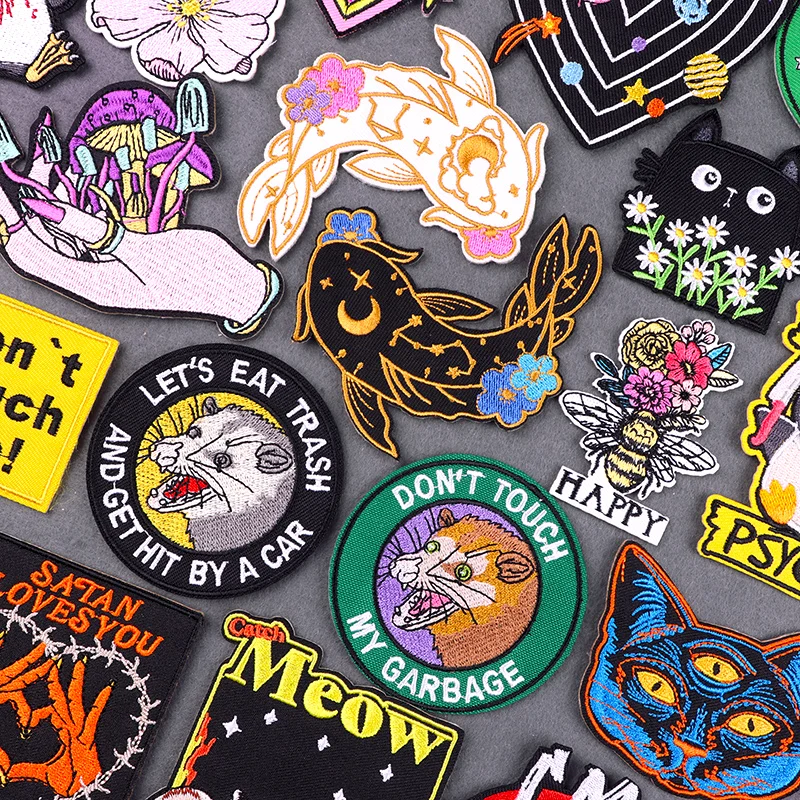 Don-t-Touch-My-Garbage-Patch-Opossum-Iron-On-Patch-Pop-Culture ...