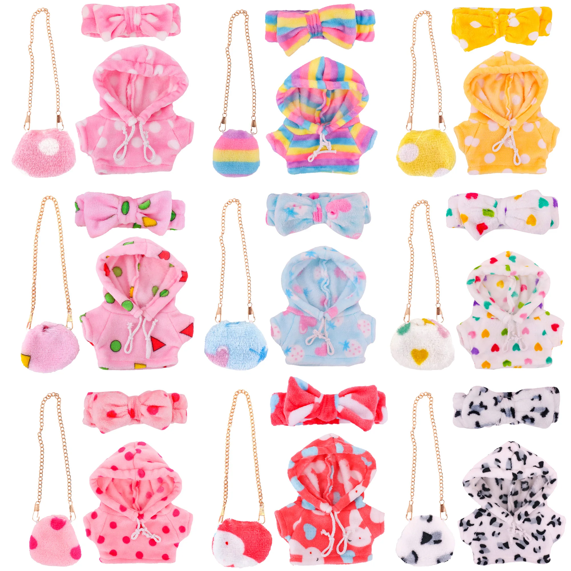 Ropa de pato de dibujos animados Kawaii Lalafanfan, suéter + bolsa con ...