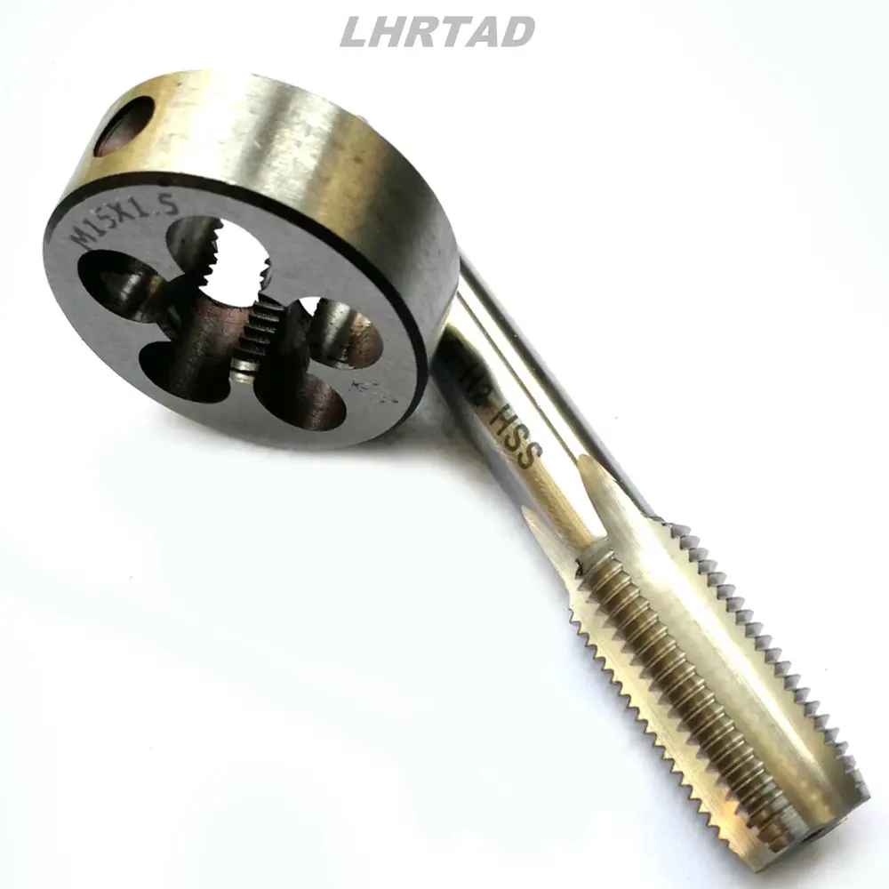 Metric-thread-Plug-hand-tap-and-round-die-M15x2-0-M15x1-5-HSS-Straight ...