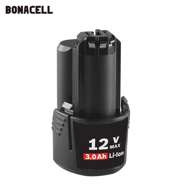 12V/10.8V 3000MAH Li-ion Battery / Charger For Bosch 12V BAT411 BAT411A ...