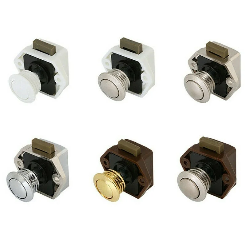1pc-Push-Button-Catch-Lock-Cupboard-Door-Push-Latch-Motorhome-Cabinet ...