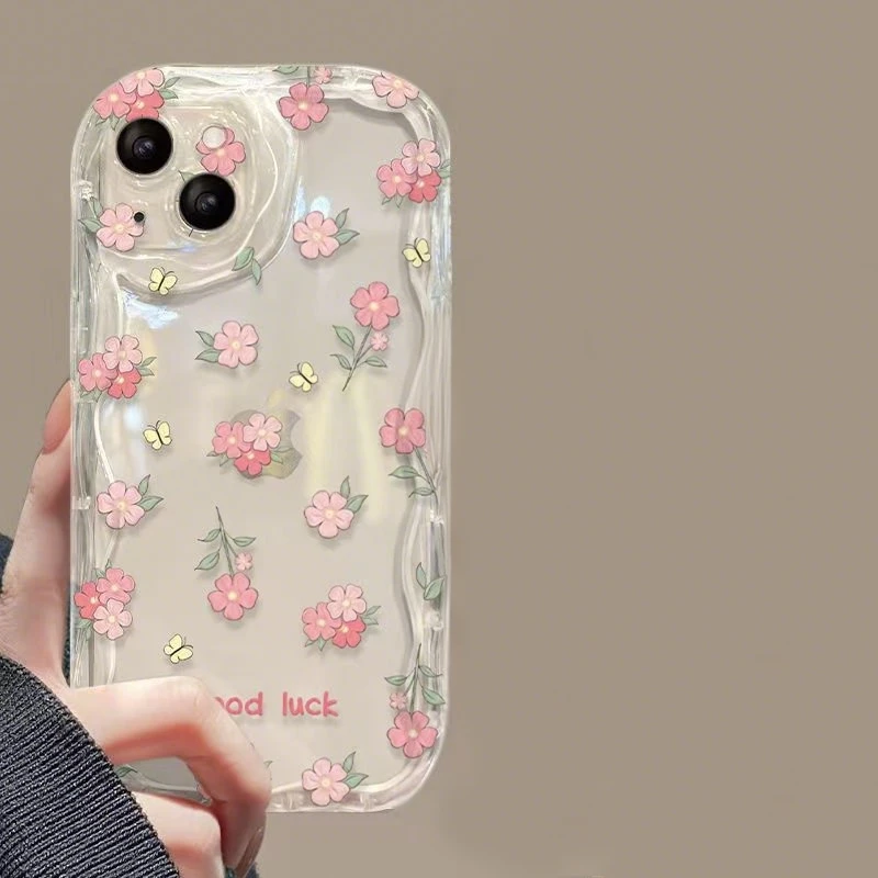 Tulip Flower Wave TPU Phone Case for Huawei Pura 70 Pro (3)