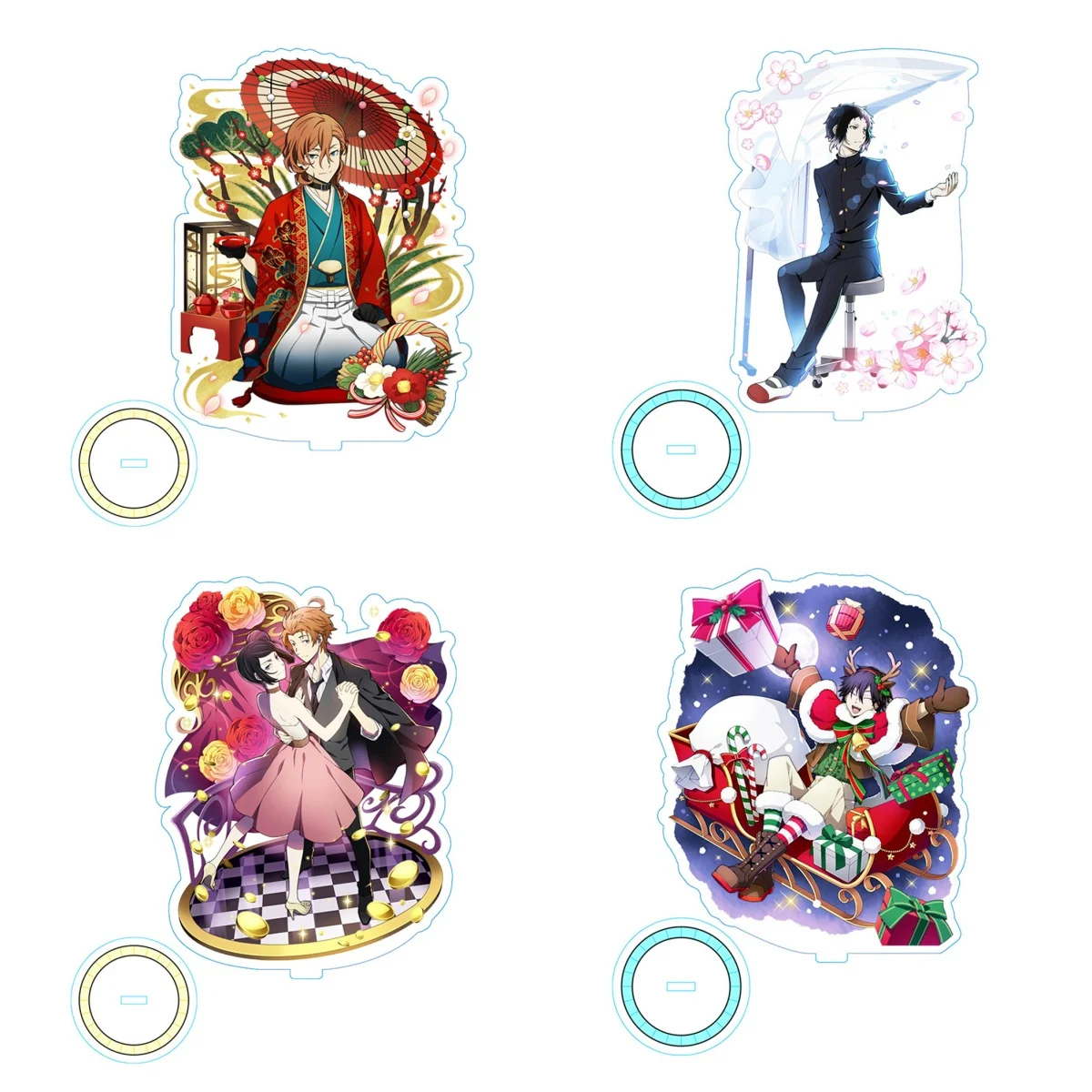Anime Bungou Stray Dogs Figures Acrylic Stand Dazai Osamu Nakahara ...