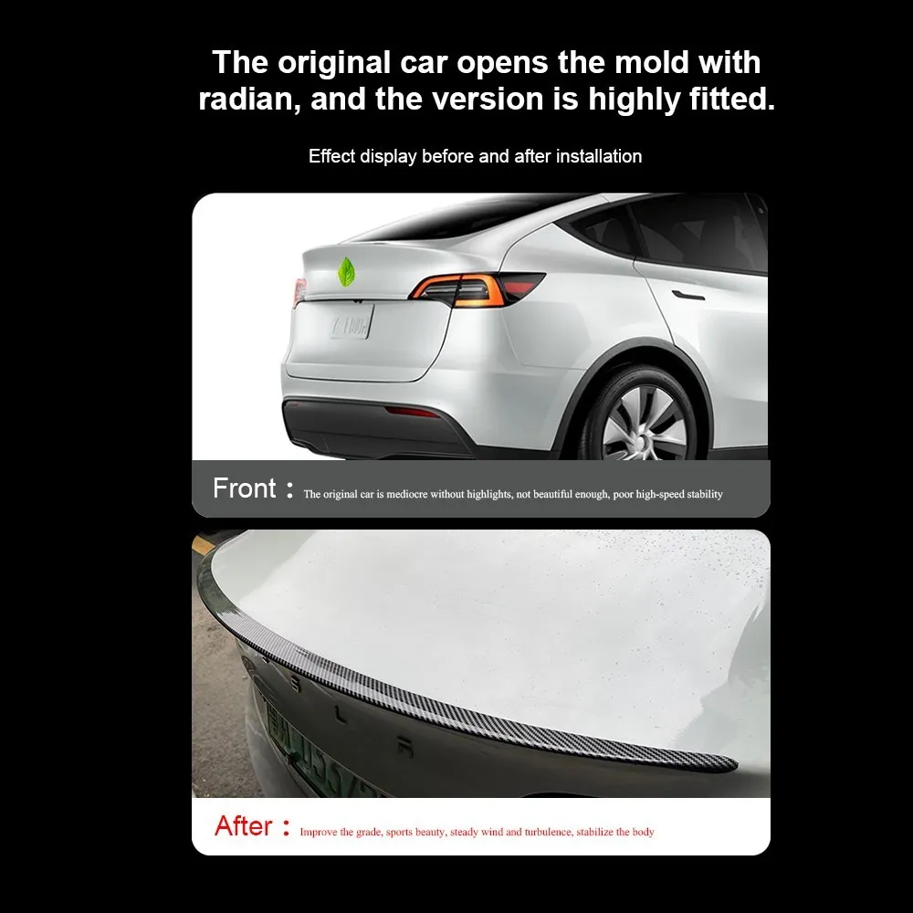 Model3-Car-Spoiler-Tail-Wings-ModelY-ABS-Carbon-Fiber-Pattern-For-Tesla ...