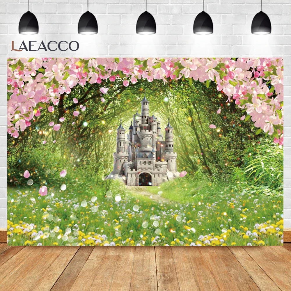 5x3ft Night Castle Photography Background Princess Party 5x3ft Castle ...