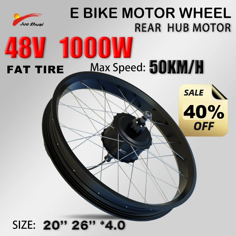 48V-1000W-Fat-Tire-Brushless-Wheel-Hub-Motor-Wheel-for-Electric-Bicycle ...