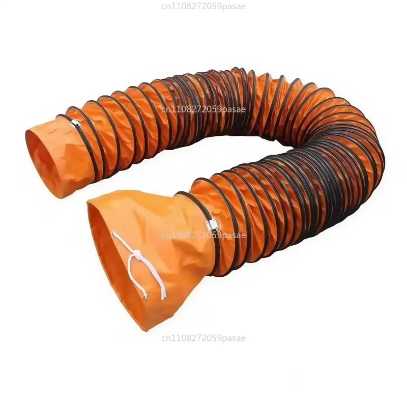 Telescopic Air Duct Mine Paint Ventilation Pipe High Temperature ...