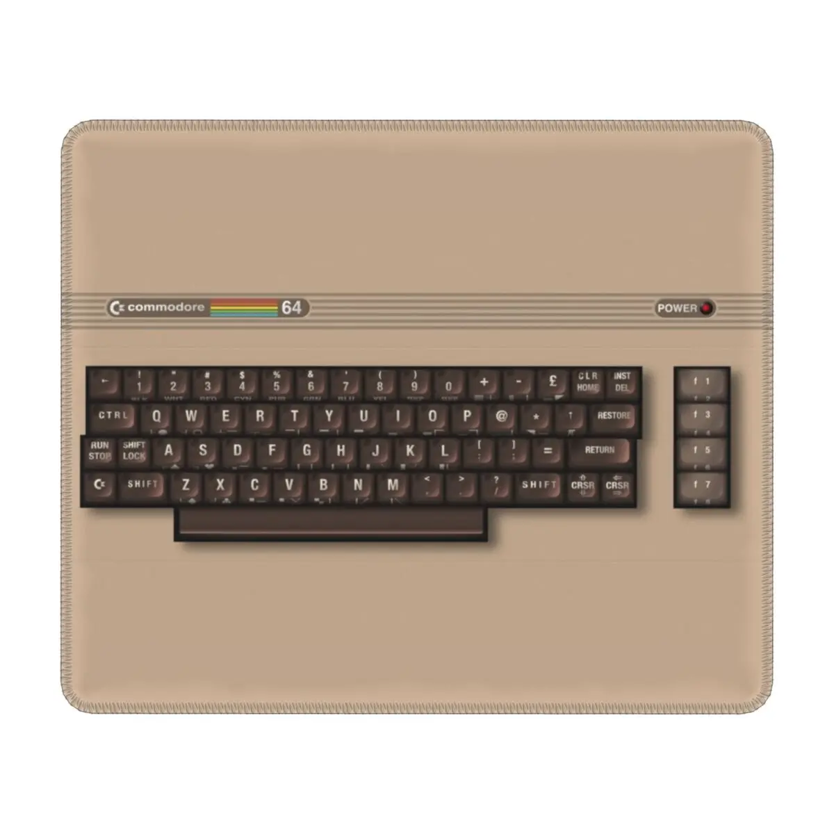 Commodore-64-Mouse-Pad-with-Locking-Edge-Waterproof-Game-Mousepad ...