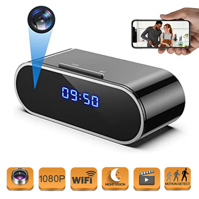 Full-HD-IP-Wifi-Secret-Clock-Micro-Camera-Espia-IR-Night-Vision-Motion ...