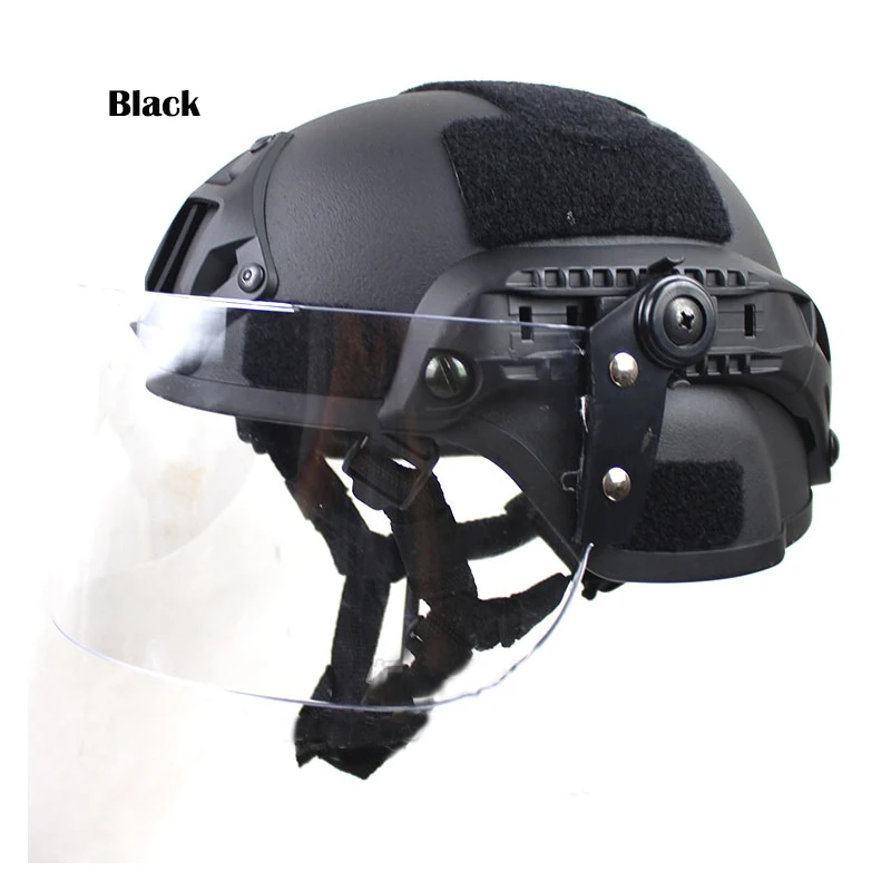 Casco-t-ctico-de-la-patrulla-m-scara-protectora-antidisturbios ...