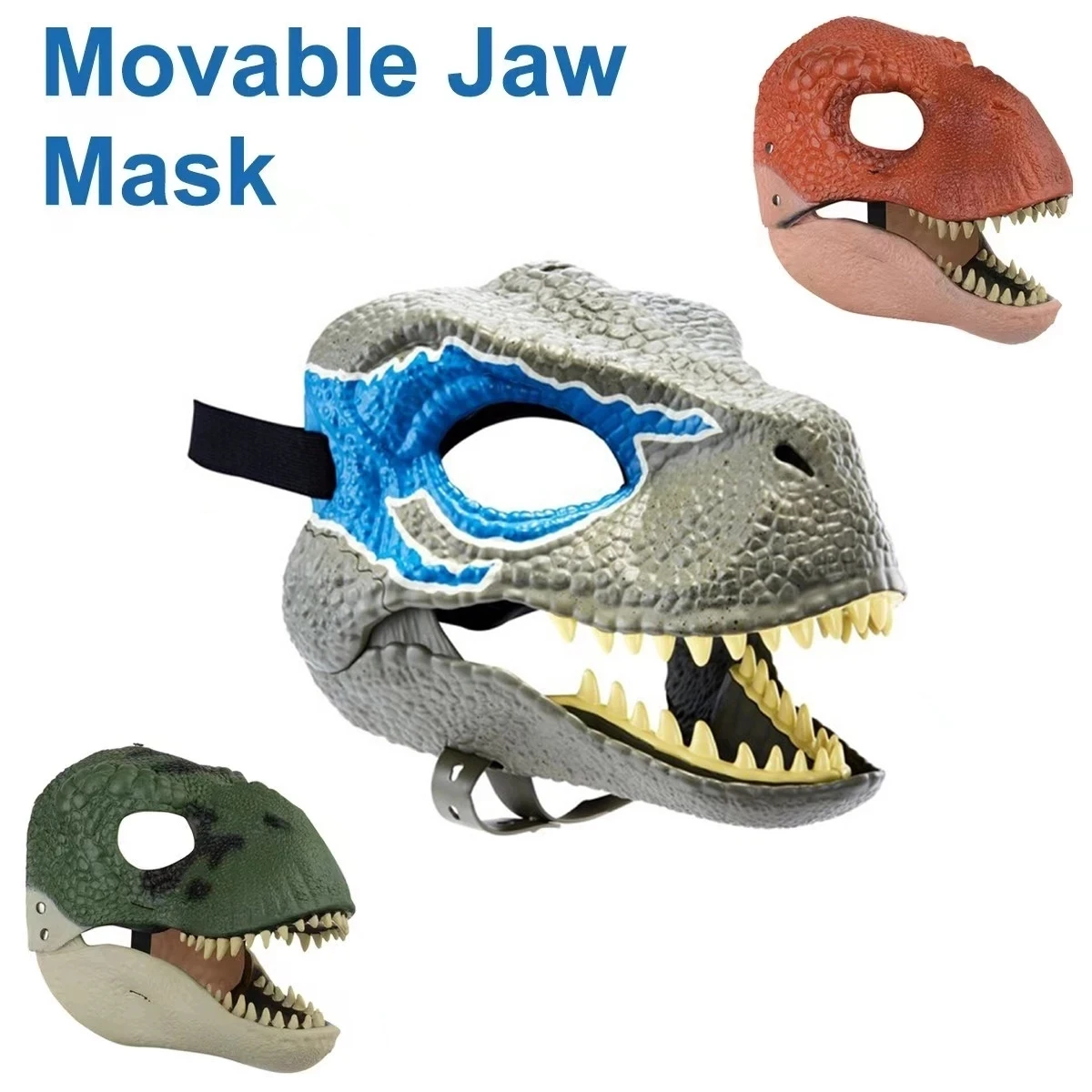 1pcs-Dragon-Dinosaur-Jaw-Mask-Open-Mouth-Latex-Horror-Dinosaur-Headgear ...