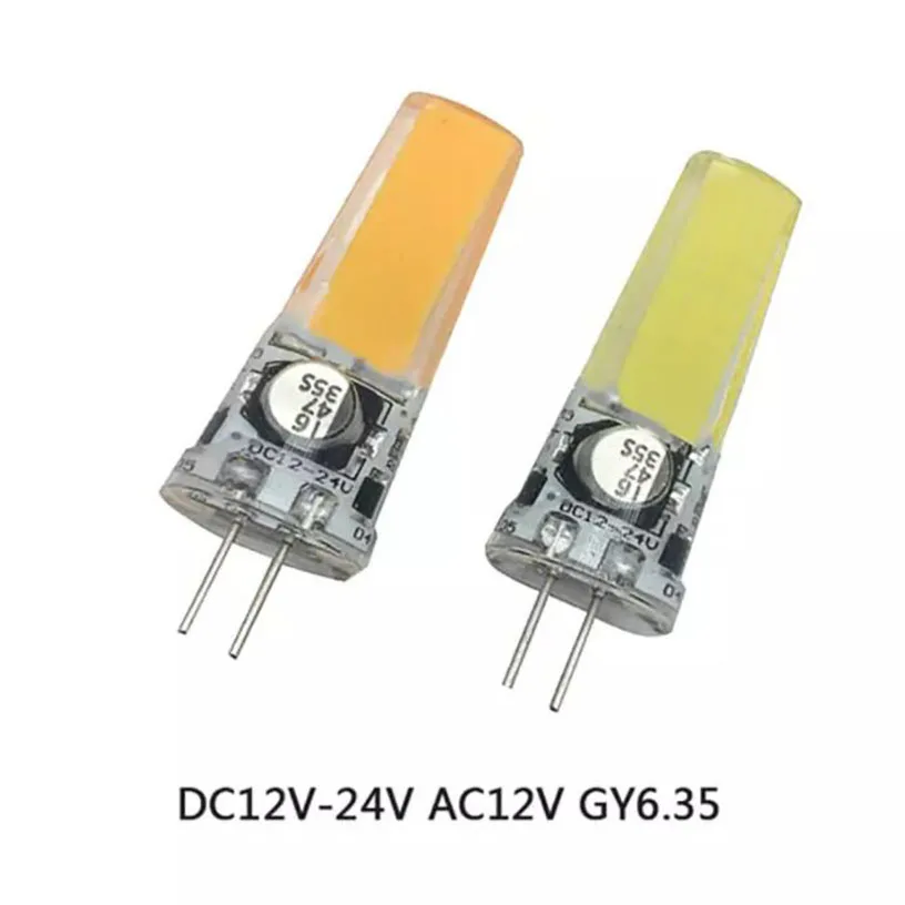 2PCS LED COB 10W GY6.35 B15 12V 220V Dimmable LED GY6.35 12V cob2508 ...