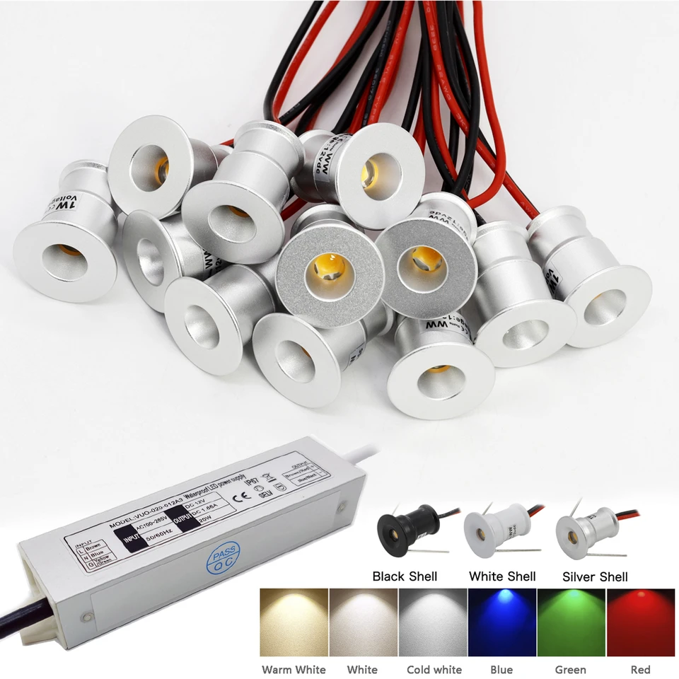 IP65 1W Mini LED Downlight With Transformer Ceiling, 49% OFF