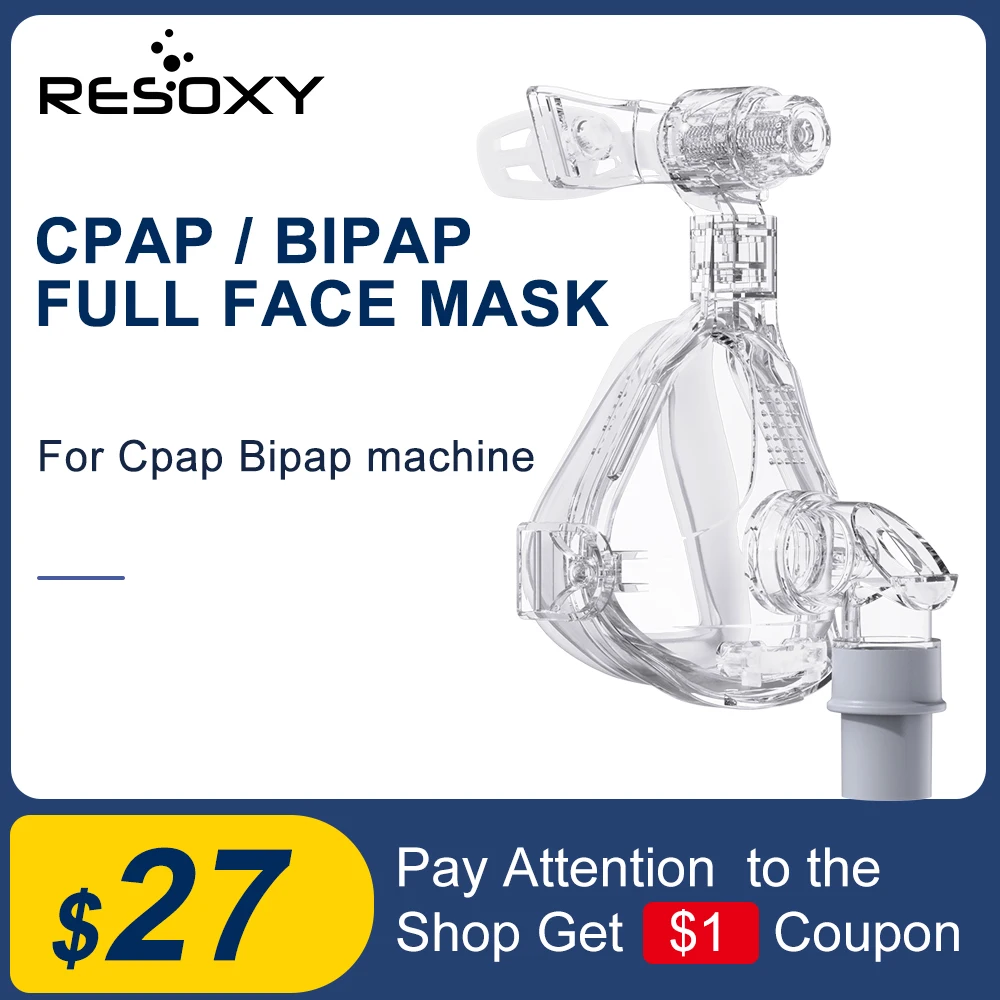 RESOXY-CPAP-Full-Face-Mask-Auto-BiPAP-CPAP-Mouth-Mask-Medical-Silicon ...