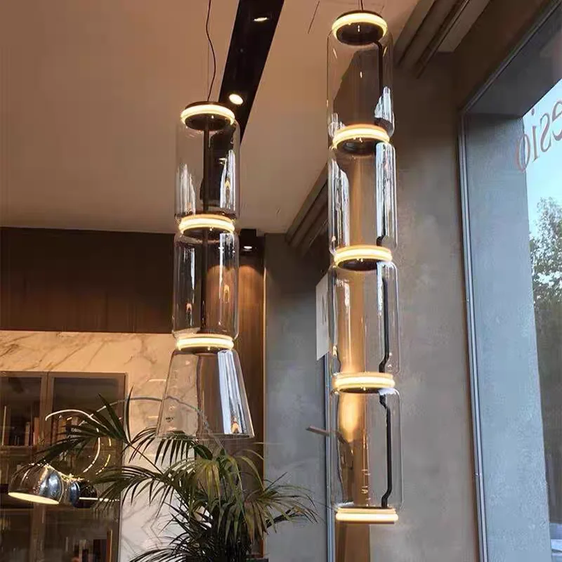 Nordic-Glass-LED-Pendant-Lights-For-Dining-Room-Stairscase-Living-Room ...