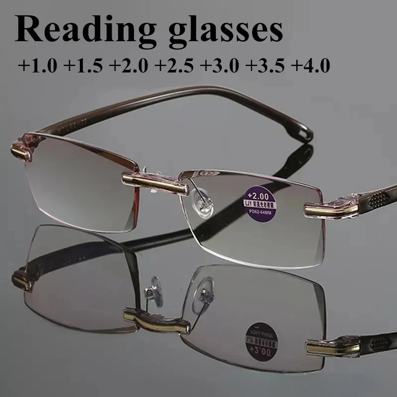 Reading-Glasses-Men-Magnification-Eyewear-Presbyopic-Glasses-Diopter ...