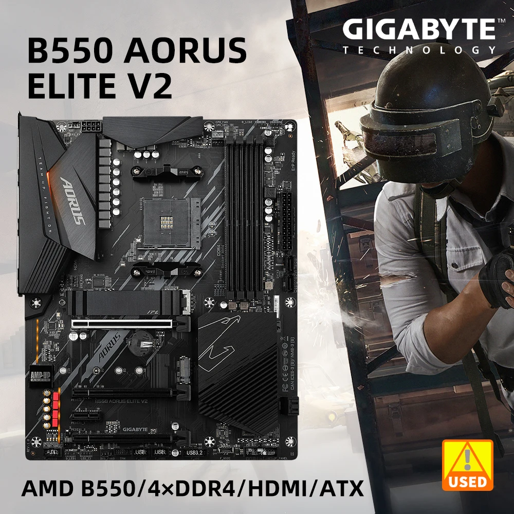 GIGABYTE-B550-AORUS-ELITE-V2-AM4-B550-Motherboard-AMD-DDR4-Supports ...