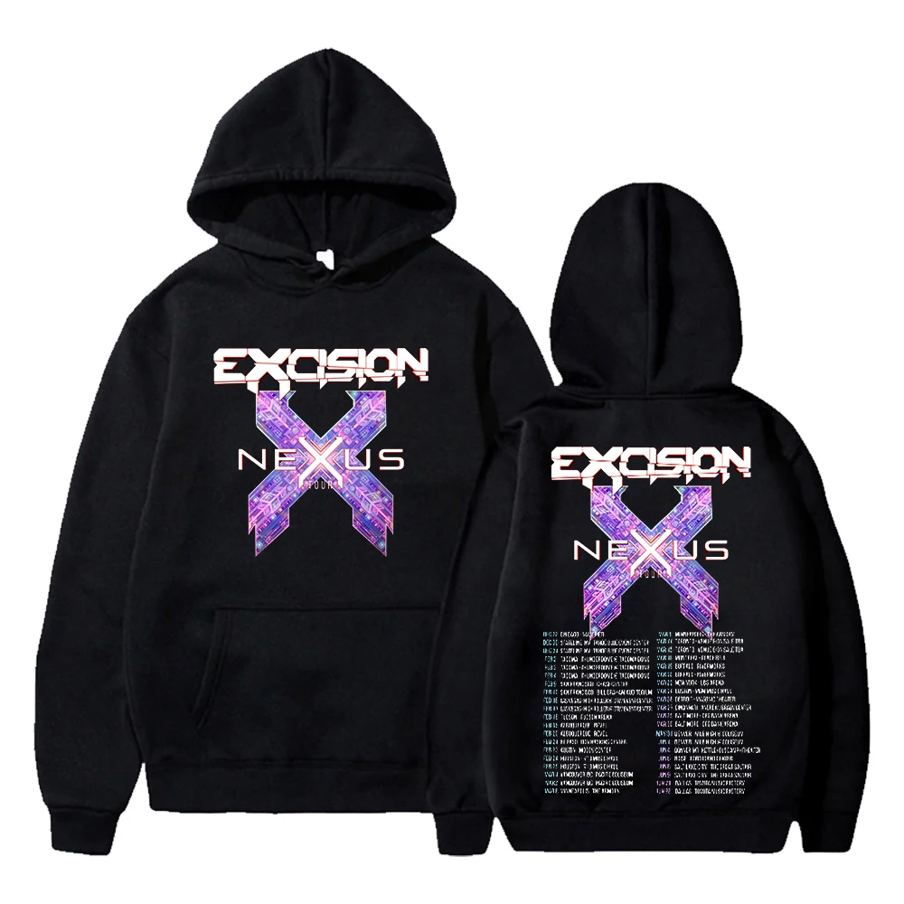 Excision-Nexus-Tour-Hoodie-Merch-Women-Men-Long-Sleeve-Casual ...