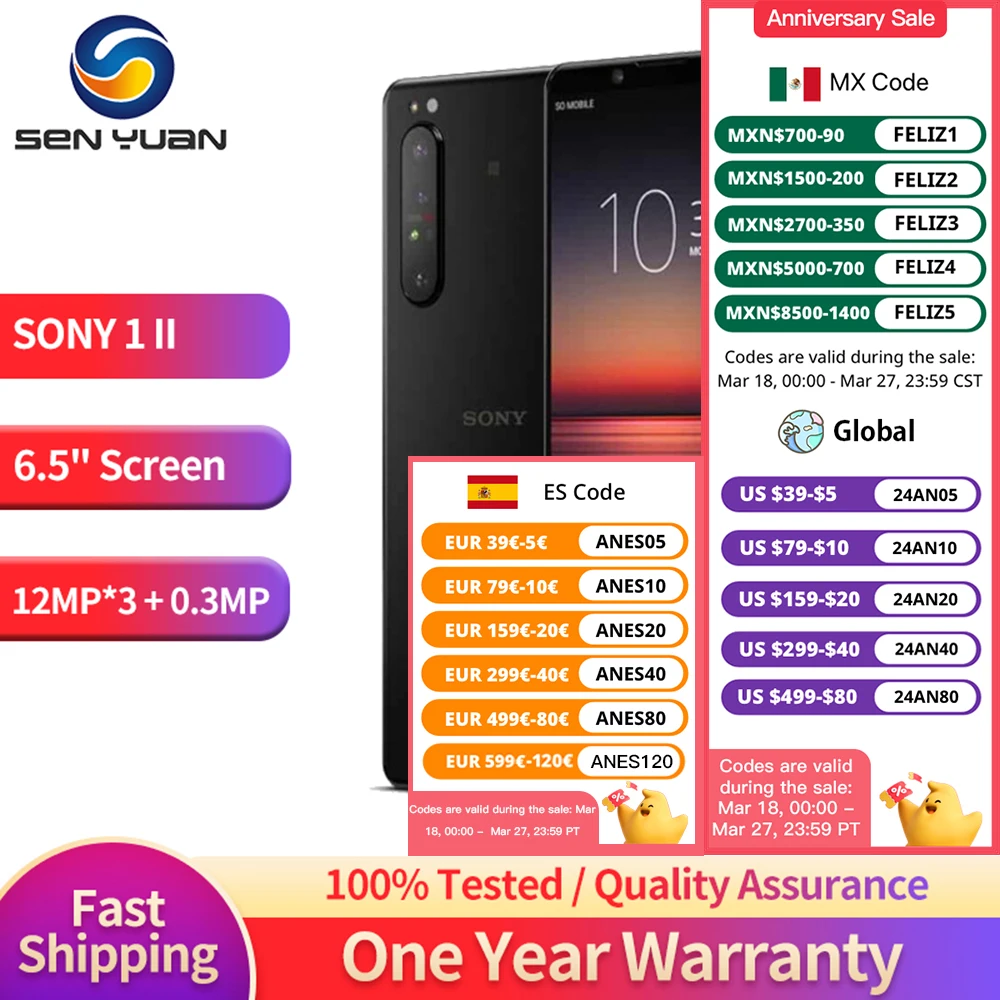 Sony-Tel-fono-M-vil-Inteligente-Xperia-1-II-1ii-Smartphone-5G-versi-n ...