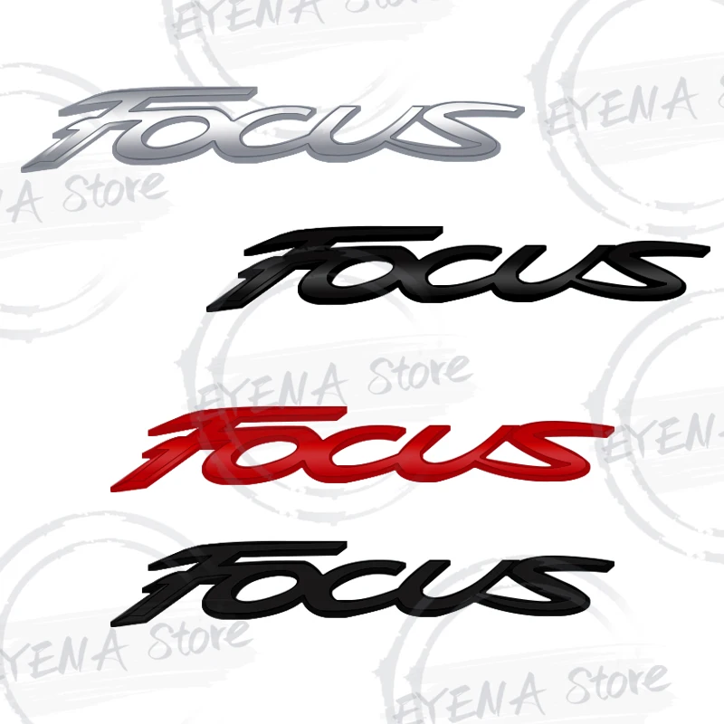 For-Ford-Focus-Logo-MK2-MK3-MK4-ST-Line-Lettering-Metal-Badge-Stickers ...
