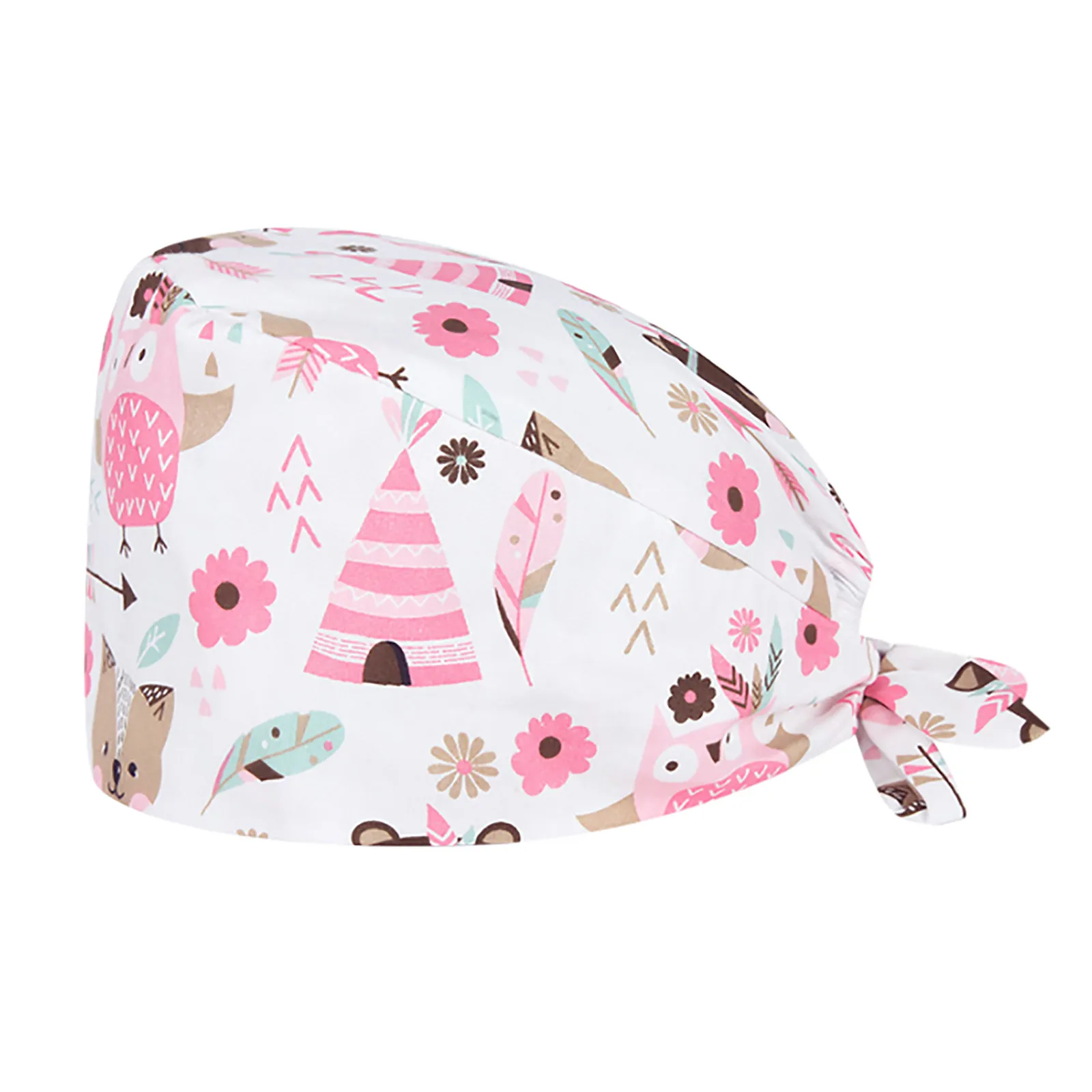 Cartoon-Printing-Surgical-Cap-Pet-Shop-Health-Service-Cap-Hospital ...