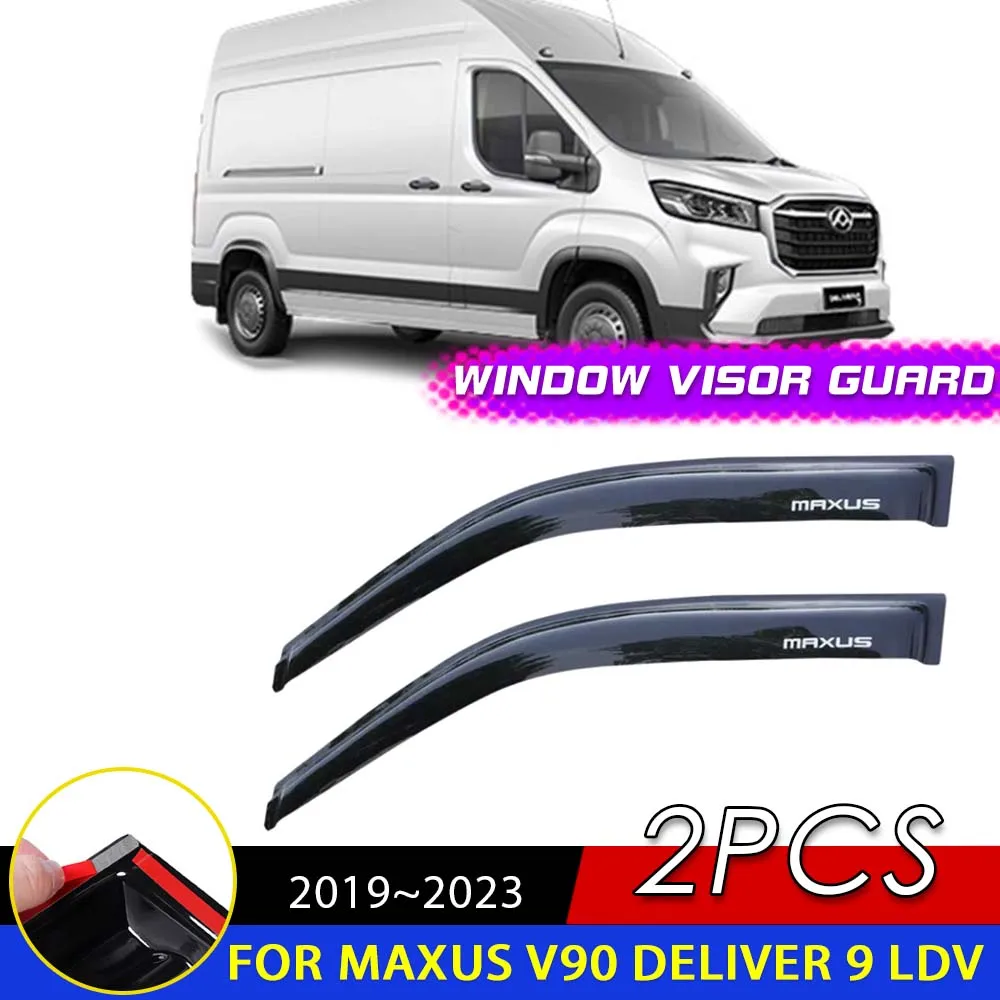 Windows Visor for Maxus V90 LWB Deliver eDeliver 9 LDV 2019~2023 Door ...