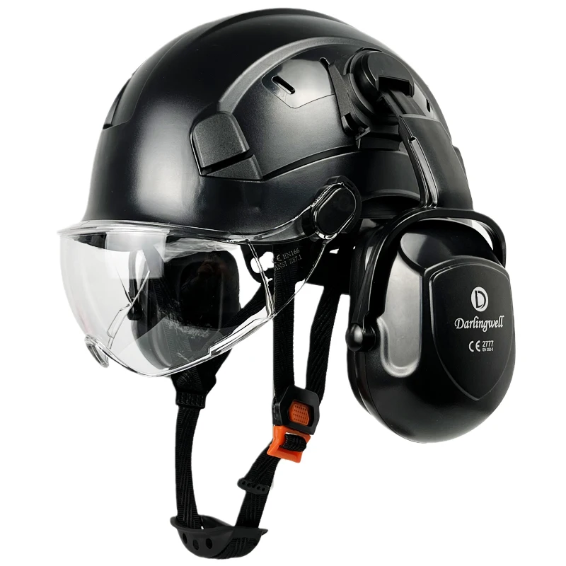 Construction-Safety-Helmet-With-Goggles-Earmuff-Ear-Protection-For ...