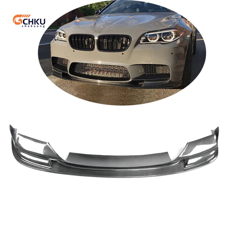 For 2012-2017 Bmw 5-series M5 F10 Front Bumper, Real Carbon Fiber 3d ...