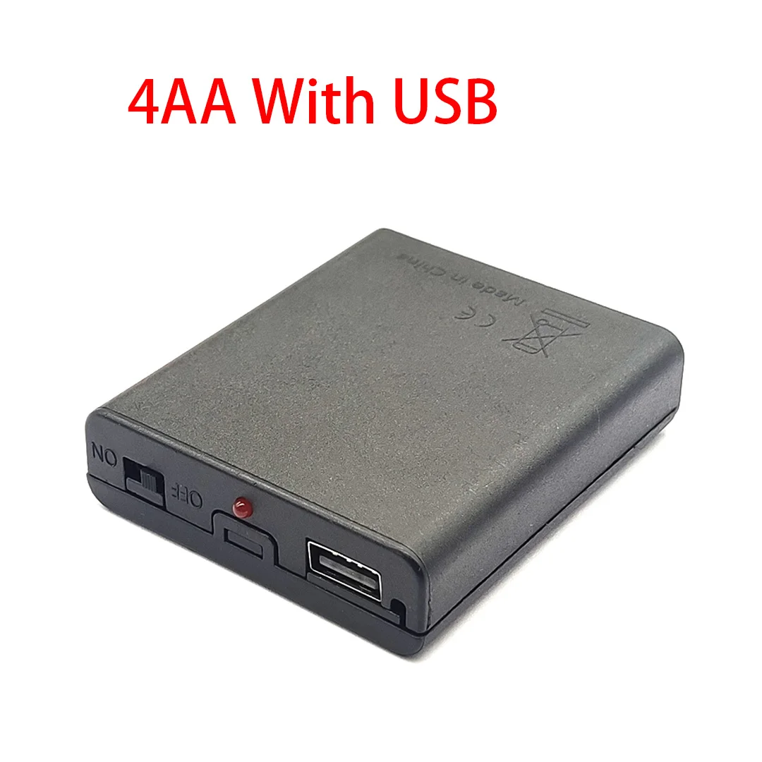 AA-battery-box-with-power-switch-and-indicator-light-with-USB-socket ...