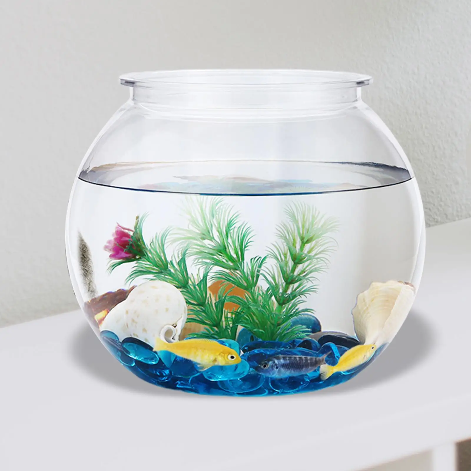 Transparent-Small-Fish-Tank-Decorative-DIY-Small-Fish-Bowl-Vase-Table ...