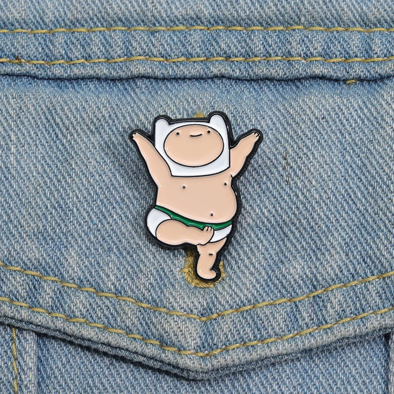 Desenhos-animados-Fat-Boy-Esmalte-Pins-Broches-de-beb-fofos ...