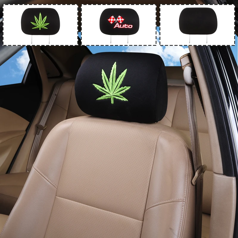 1 Piece Car Head Rest Covers Dustproof Washable Head Rest Universal ...