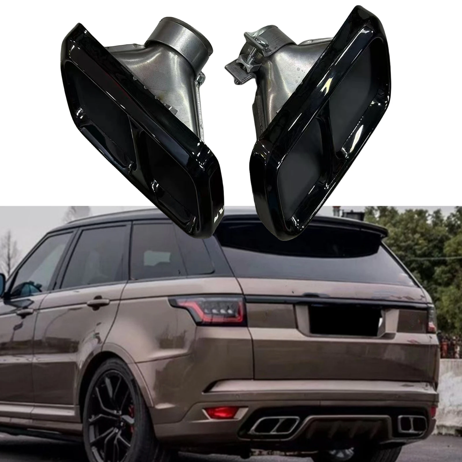 Car-Rear-Exhaust-Pipe-Muffler-Tip-Tail-Exhause-Tailpipe-For-Land-Rover ...