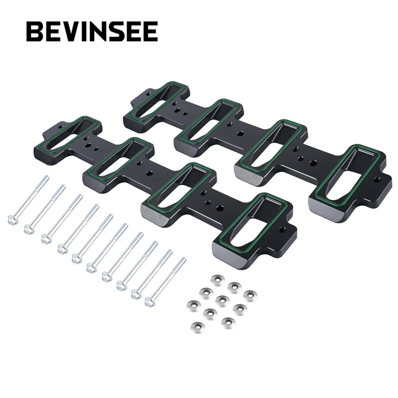 BEVINSEE-LS-Rectangle-Port-Intake-Manifold-Adapter-For-LS1-Cathedral ...