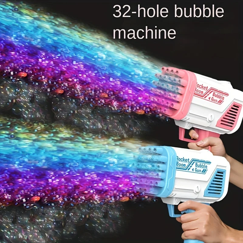 Children's Bubble Machine Rocket Handheld Fully Automatic Children's ...