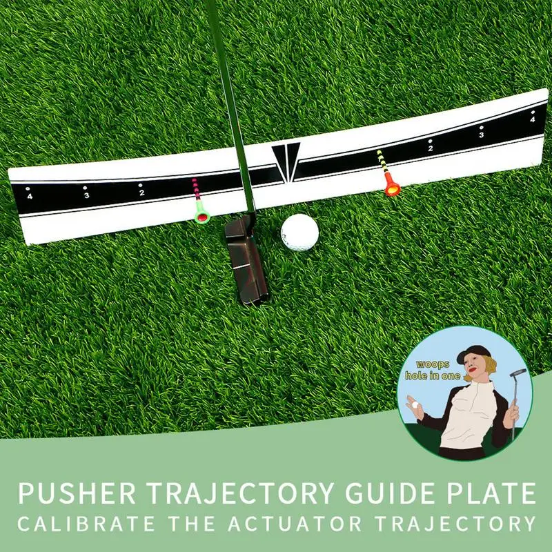 Golf-Putting-Track-Board-Golf-Putter-Trainer-Track-Guide-Plate-Golf ...