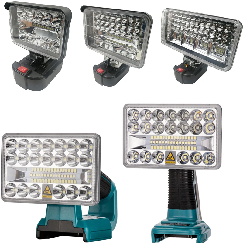 Lantern Flashlight Spotlight Lamp | Led Light Rechargeable Makita - 18v ...