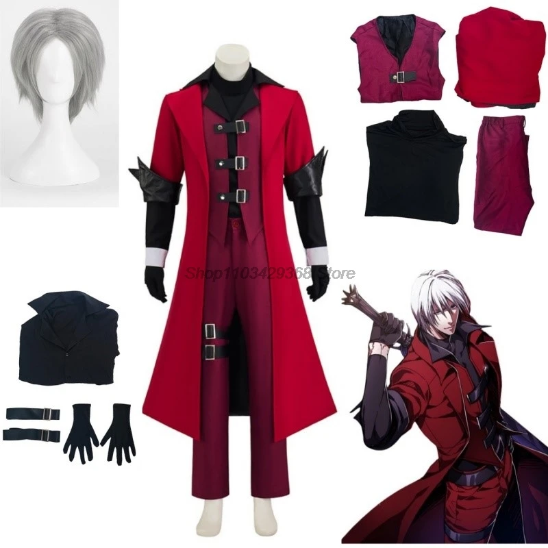 Anime-Devil-May-Cry-cosplay-coat-Dante-Red-windbreaker-handsome-Costume ...