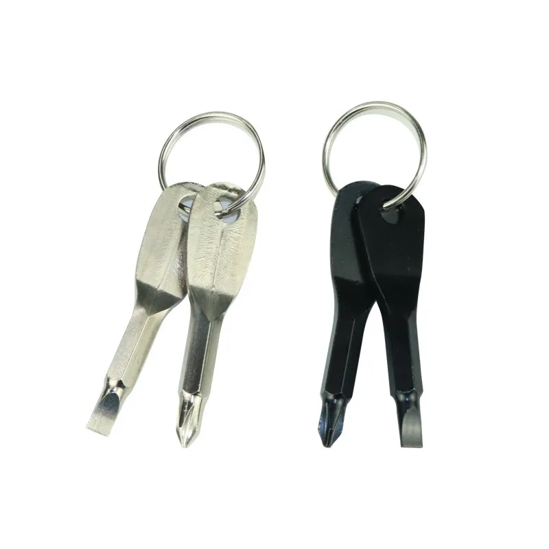 Key-Shape-Precision-Cast-Steel-Mini-Slotted-Screwdrivers-Keychain ...