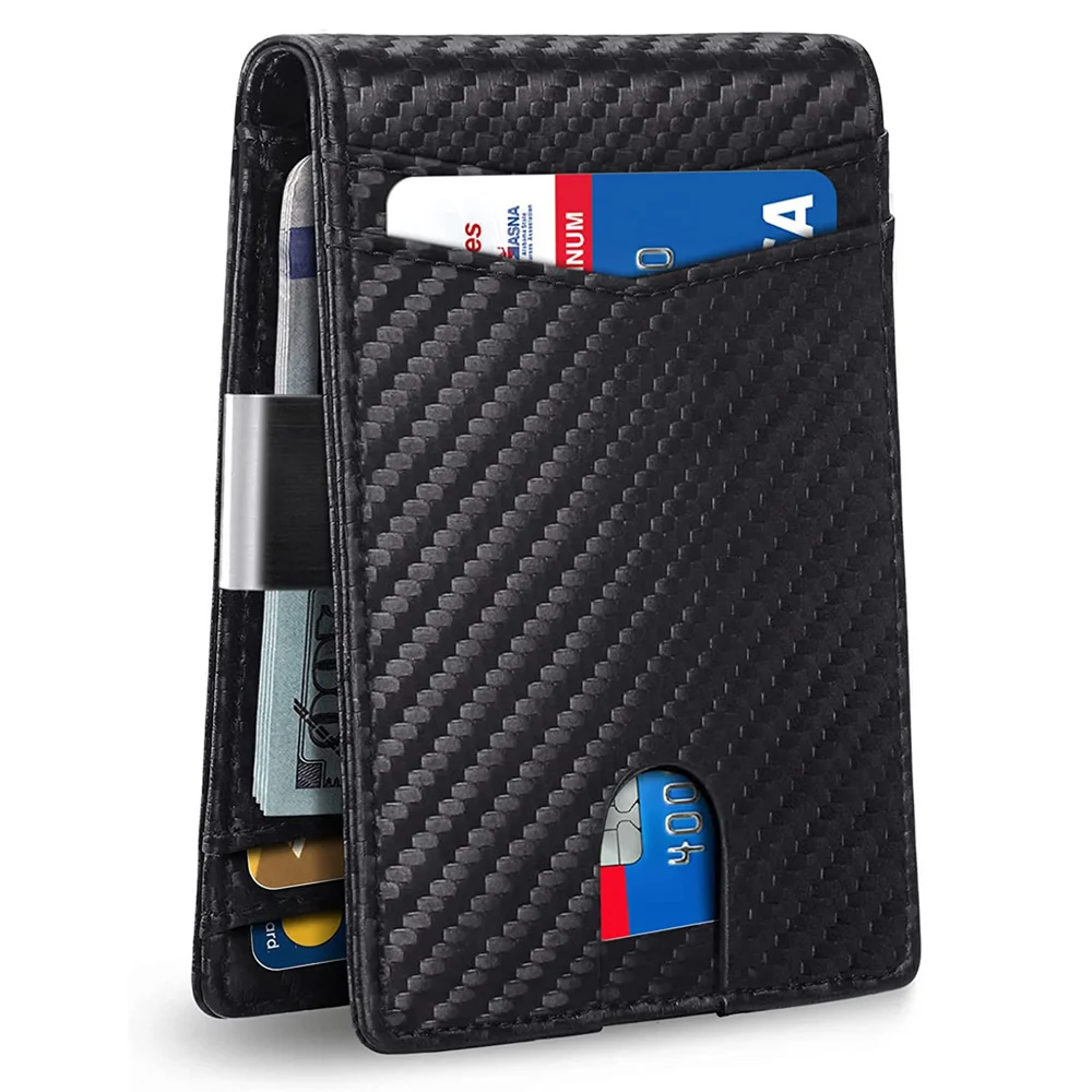 Men-s-Smart-Genuine-Leather-Wallet-Purse-Bank-Credit-Card-Holder-For ...