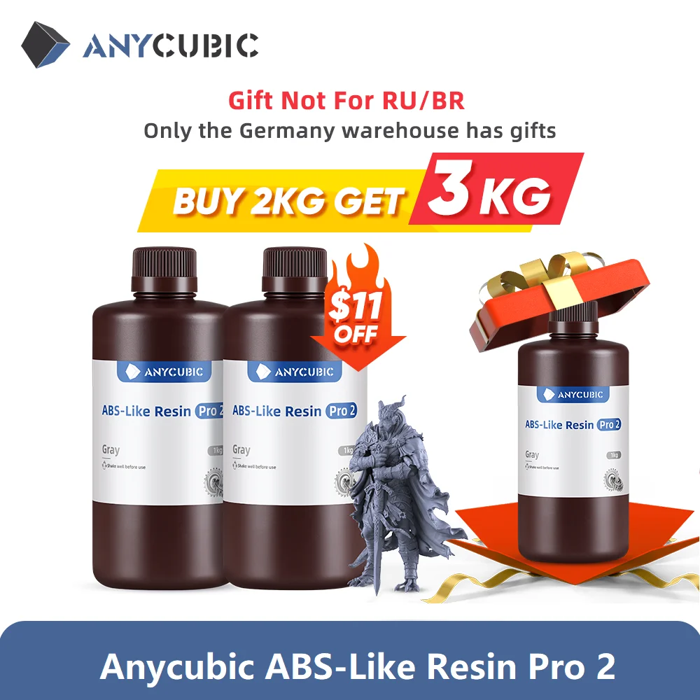 Newest-Anycubic-ABS-Like-Resin-Pro-2-Rapid-UV-Curing-405nm-Standard ...