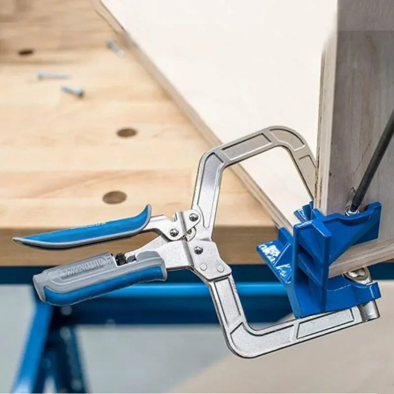 New-Auto-adjustable-90-Degree-Right-Angle-Woodworking-Clamp-Quick-Clamp ...