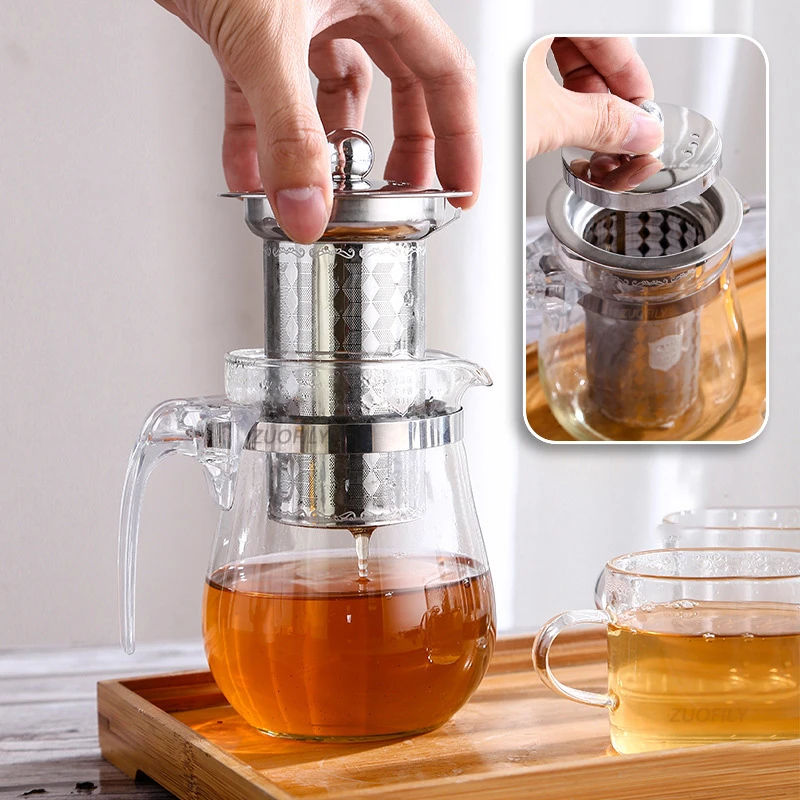 New Reusable Stainless Steel Tea Strainer Mesh Infuser Basket Loose Tea ...