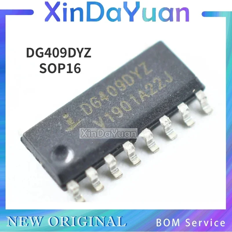 10 pcs DG409 DG409DY DG409DYZ SOP-16 Analog Multiplexer Analog Switch ...