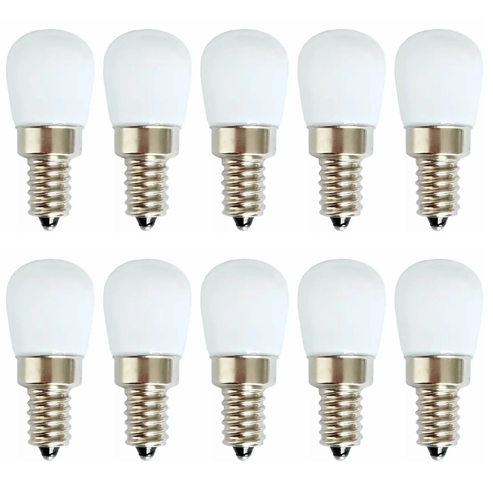 10pcs/lot 3W E14 E12 LED Fridge Light Bulb Refrigerator Corn bulb AC 110V 220V LED Lamp SMD 2835 ...