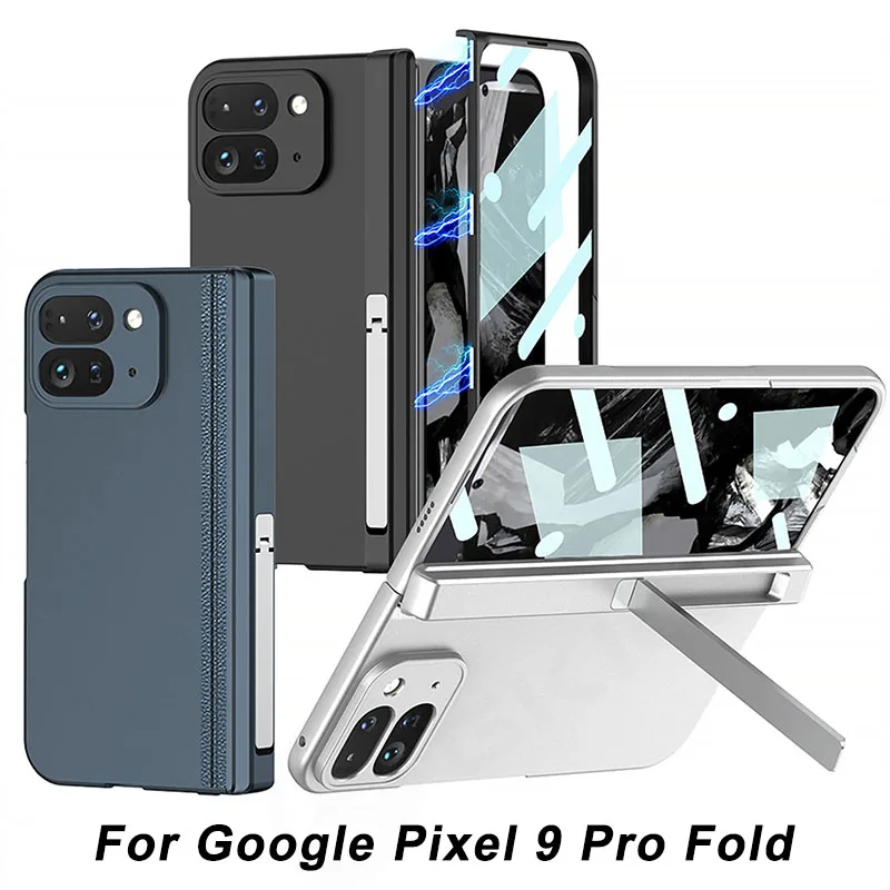 Magnetic Hinge Holder Shockproof Case For Google Pixel 9 Pro Fold ...