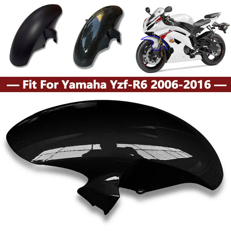 YZF-R6 2016 Motorcycle Black Front Fender Mask Mud Guard Motorbike ...