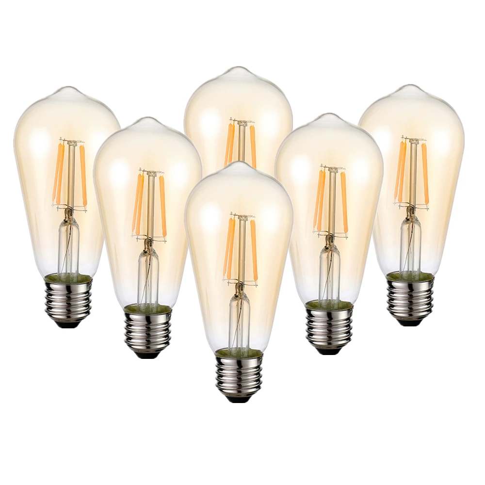 Vintage-Edison-LED-Bulb-6-Pack-ST58-E26-Base-40-Watt-Equivalent-Warm ...
